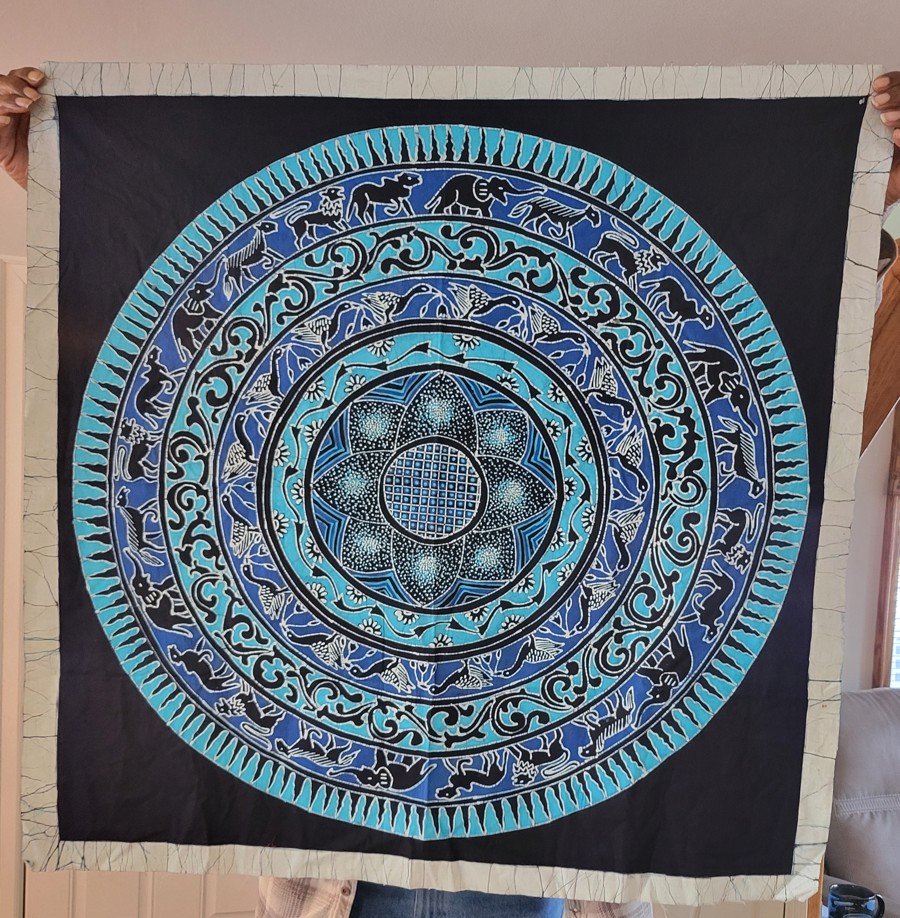 Sri Lankan Handmade Batik Mandala
